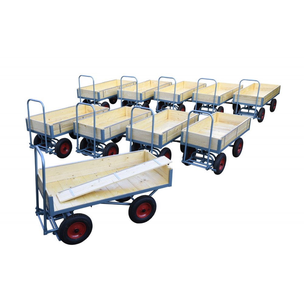 Four Wheeled Trolley: Removable Sided