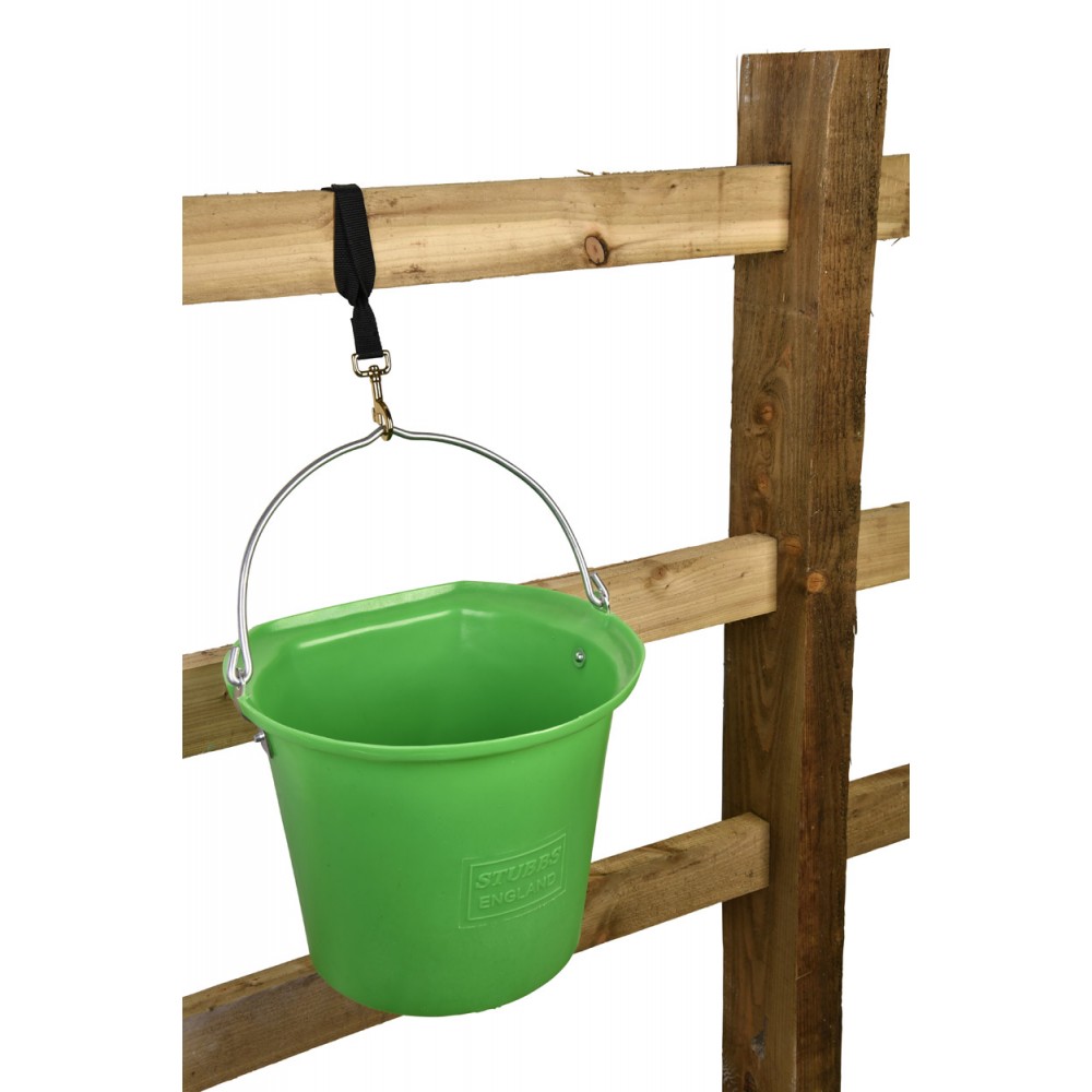 Flat Backed Hanging Bucket: 14 ltrs/3 Gallons